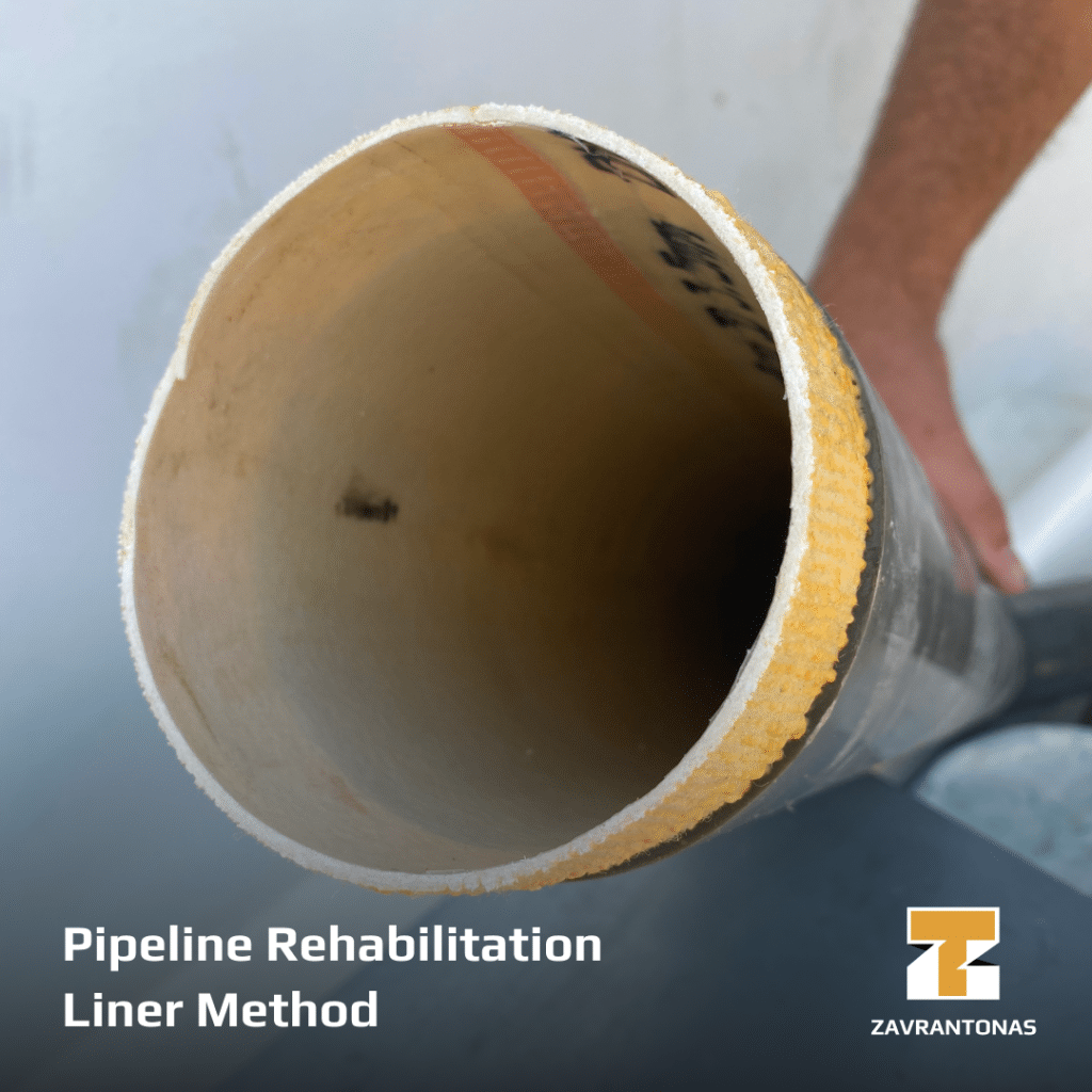 Pipeline Rehabilitation Liner Method > Zavrantonas